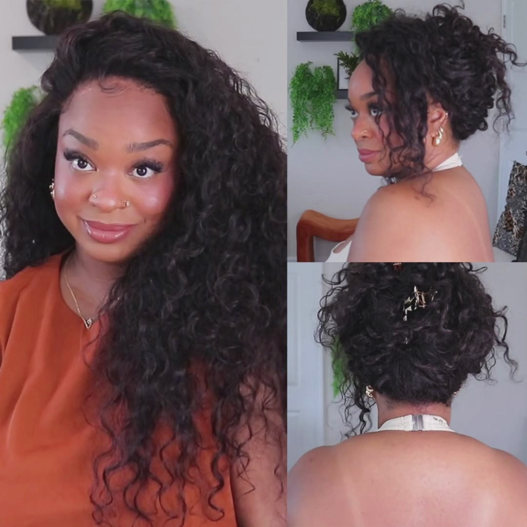 YMY Hair Invisible Strap Adjustable New Tech Glueless 360 HD Lace Wigs ...